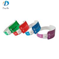 China Custom Composite Wristband 250x25mm Wide Shape for Events Festival Waterproof Tear Resistant for sale