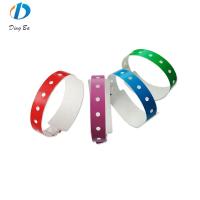 China Custom Composite Wristband 250x25mm Wide Shape for Events Festival Waterproof Tear Resistant for sale