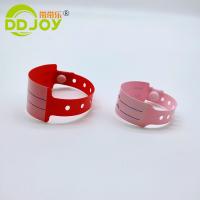 China Custom PVC Patient ID Wristband 250x25mm Waterproof Vinyl Hospital Bracelet 100pcs for sale