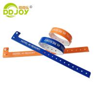 China 250*25mm Disposable PVC Identification Wristbands with and Customizable Design for sale