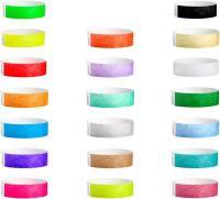 China Tyvek Wristband 250x19mm Waterproof Event Admission Bracelet for Festivals for sale