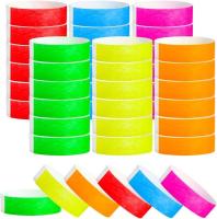 China Tyvek Wristband 250x19mm Waterproof Event Admission Bracelet for Festivals for sale