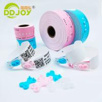 China Thermal Printable ID Wristband Waterproof One Time Use 257x32mm Adult Size for Hospital Patient Identification for sale