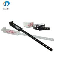 China Customizable PVC Vinyl Wristband 250x25mm Unisex Bracelet for Events and Promotions for sale
