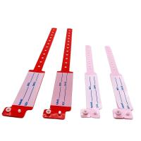 China Custom PVC Vinyl Medical Patient ID Wristband for Adults Children 250x25mm Bulk for sale