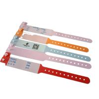 China ISO9001 Certified PVC Wristband 170x18mm Customized Vinyl ID Bracelet for Events for sale