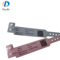 China ISO9001 Certified PVC Wristband 170x18mm Customized Vinyl ID Bracelet for Events for sale