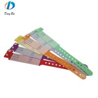 China ISO9001 Certified PVC Wristband 170x18mm Customized Vinyl ID Bracelet for Events for sale