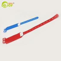 China PVC Hospital Identification Wristband with Insert Card Adult 250mm Child 170mm Custom Logo for sale