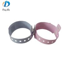 China ISO9001 Certified PVC Wristband 170x18mm Customized Vinyl ID Bracelet for Events for sale