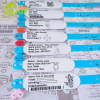 China Thermal Print Wristband 257x32mm Adult Size Customizable Identification Bracelet for sale
