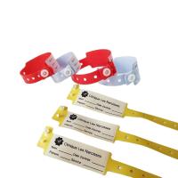 China Customized PVC Disposable Wristband for Patient Super Soft 170x18mm Child Information for sale