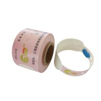 China Thermal Print Patient ID Wristbands 257x32mm Adult Size Alcohol Prevention Waterproof for sale
