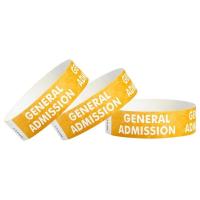 China Tyvek Wristbands 250x25mm Waterproof Tear Resistant Paper Bracelets for Events for sale