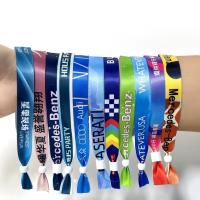 China Single-Sided and Double-Sided Printing RFID Wristbands for Customized Event Branding for sale