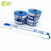 China Customizable Waterproof Synthetic Paper Wristbands for Event Identification via FedEx for sale