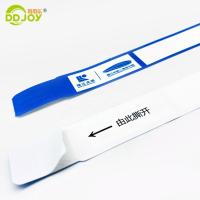 China Customizable Waterproof Synthetic Paper Wristbands for Event Identification via FedEx for sale