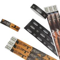 China Custom Tyvek Wristband 250x25mm One Time Use for Events Festival Holiday Decoration for sale