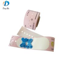 China Waterproof Thermal Print Patient ID Wristband 257x32mm Adult Size Hospital Barcode Wristband for sale