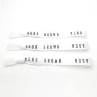 China Custom Logo Polyester Wristbands 350x15mm Satin Fabric RFID Chip for Party Events for sale