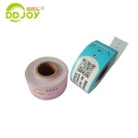 China Thermal Print Barcode Wristbands for Hospital Patient ID 257x32mm Adult 206x25mm Child for sale