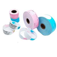 China Thermal Printable Patient ID Wristband 257x32mm Adult Size Waterproof Medical Disposable for sale