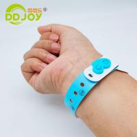 China Thermal Printable Patient ID Wristband 257x32mm Adult Size Waterproof Medical Disposable for sale