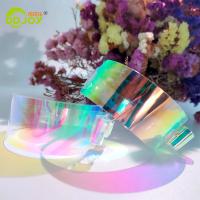 China Custom TPU Hologram Glitter Wristband 250x25mm for Bar Night Club Events for sale