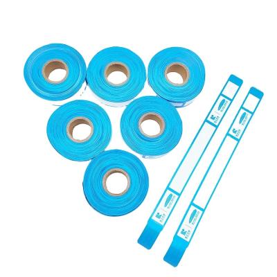 China Custom Color Thermal Print Wristband 258x30mm for Scenic Events Admission Tickets for sale
