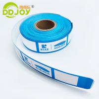 China Custom Color Thermal Print Wristband 258x30mm for Scenic Events Admission Tickets for sale