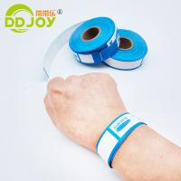 China Thermal Print Adhesive Wristband 258x30mm for Scenic Events Admission Tickets for sale
