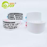 China Thermal Print Barcode Wristband 257x32mm Adult Size for Events and Access Control for sale