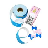 China Super Soft Thermal Printable Wristband for Adults 257x32mm Waterproof Anti-Alcohol for sale
