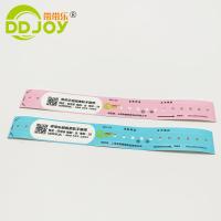 China Super Soft Thermal Printable Wristband for Adults 257x32mm Waterproof Anti-Alcohol for sale