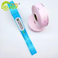 China Child Customized Barcode Roll Wristband 206x25mm for Hospital Patient Identification Thermal Printing for sale