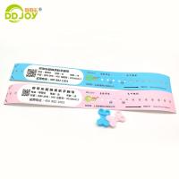 China Thermal Paper Wristband 257x32mm Adult Size Printable Waterproof for Hospital Party for sale
