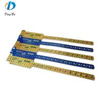 China Custom Logo Holographic PVC Wristband 250x25mm Waterproof Anti-Allergy Event ID for sale