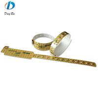 China Custom Logo Holographic PVC Wristband 250x25mm Waterproof Anti-Allergy Event ID for sale