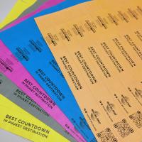 China Tyvek Waterproof Paper Wristbands for Events 250x25mm Durable Tear Resistant for sale