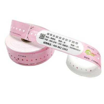 China Printable Custom Logo Adjustable Waterproof Thermal Wristband in Blue for sale