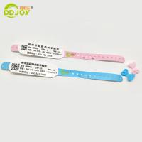 China Printable Custom Logo Adjustable Waterproof Thermal Wristband in Blue for sale
