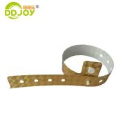 China Custom Holographic Wristband Anti-Allergy Red Plastic L Shape Glitter 250x16mm for Events for sale