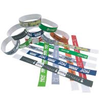 China Customizable Tyvek Wristbands 250x25mm Waterproof for Events Festivals for sale