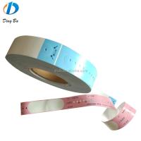 China Color Printing Thermal Synthetic Paper Wristband for Patient Identification 257x32mm for sale