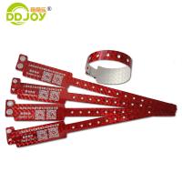 China Custom Blue Holographic Wristband for Festival Concert 250x25mm 250x16mm Waterproof for sale