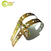 China Custom Blue Holographic Wristband for Festival Concert 250x25mm 250x16mm Waterproof for sale