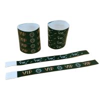 China Tyvek Wristband 250x25mm Waterproof Durable Solid Color for Events Custom Logo for sale