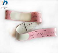 China Customized Disposable Thermal Paper Wristband 257x32mm Waterproof for Hospital Events for sale