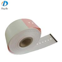 China Customized Disposable Thermal Paper Wristband 257x32mm Waterproof for Hospital Events for sale