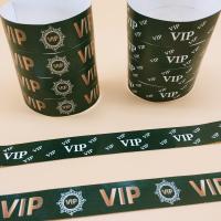 China Tyvek Wristband 250x25mm Waterproof Durable Solid Color for Events Custom Logo for sale